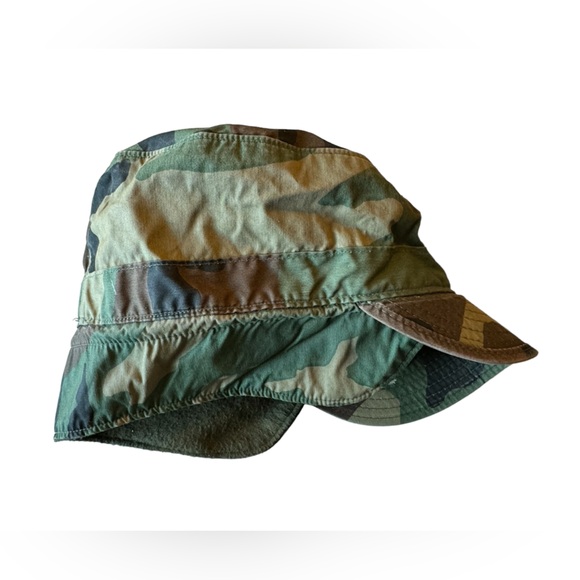 U.S. Army | Accessories | Vintage Us Army Camo Field Sun Flap Hat Mens ...